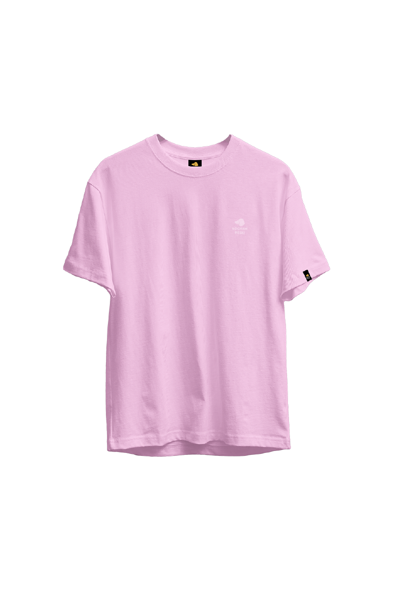T Shirt Basic Logo Różowy Kocham Pieski