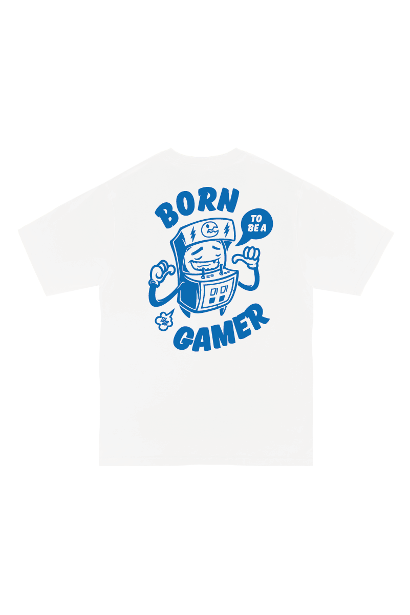 T-shirt BTBG, biała - THUNDER WEAR